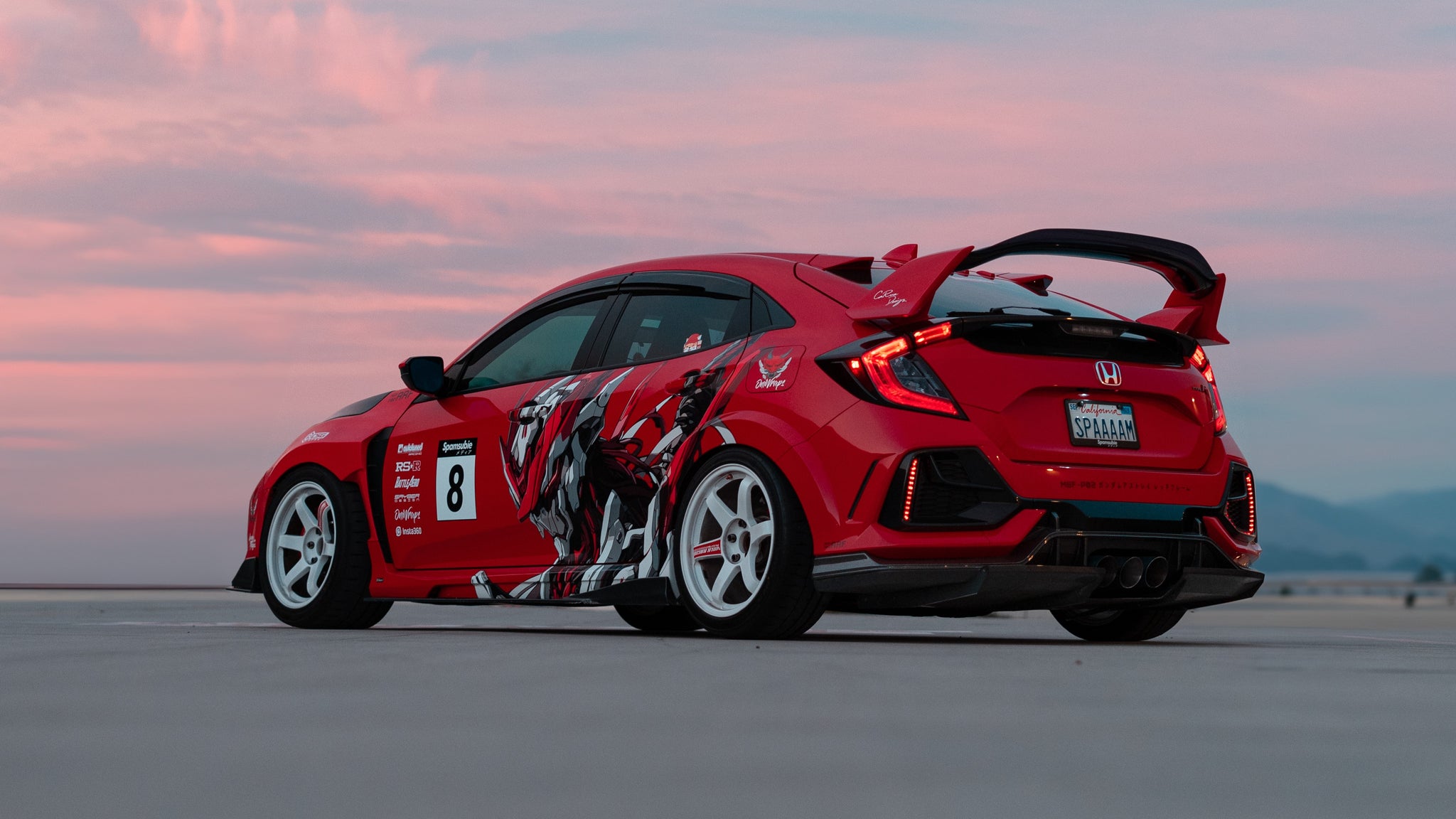 Sayber Honda Civic Type R FK8 Front Wide Fenders +25mm – Sayber Design