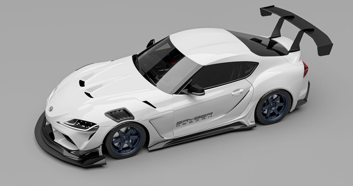 GR Supra Carbon Side Skirts – Sayber Design