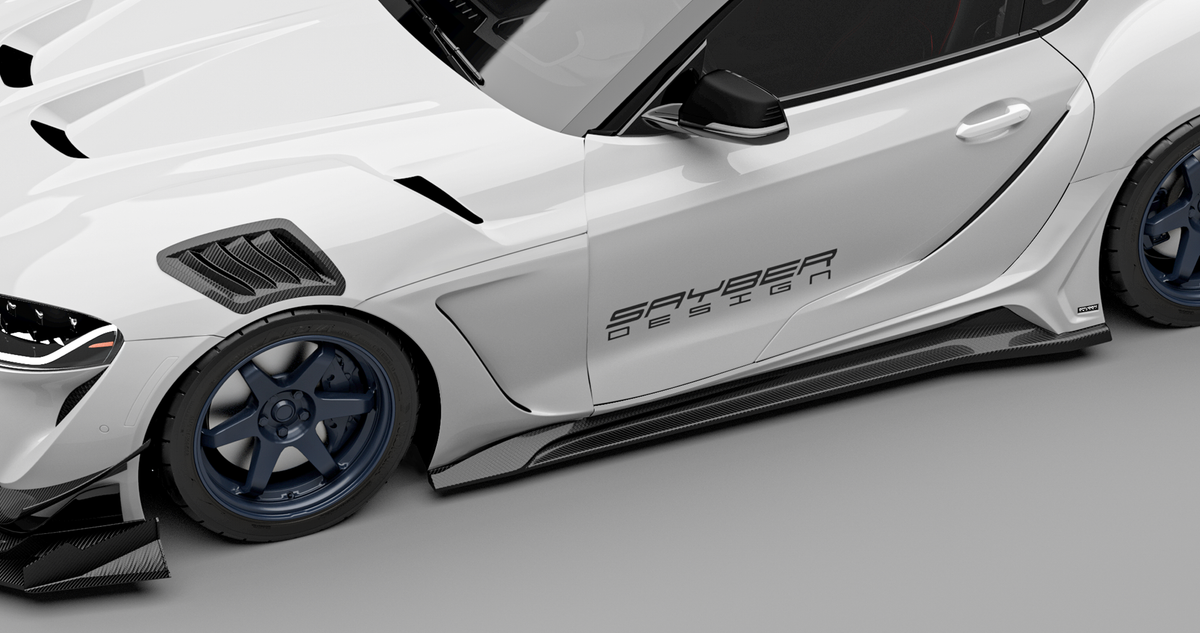 GR Supra Carbon Side Skirts – Sayber Design